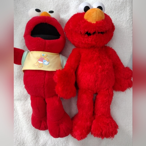 Hasbro | Toys | Tickle Me Elmo And Talking Elmo | Poshmark